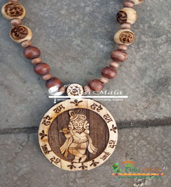 ORIGINAL TULSI MALA - Shri Krishna Tulsi Locket with Chanting ...