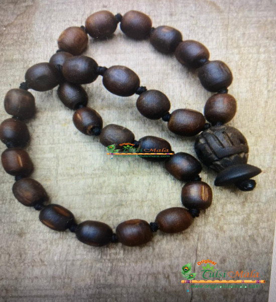 ORIGINAL TULSI MALA - 27 Black Beads Original Shyma Tulsi Jap Mala